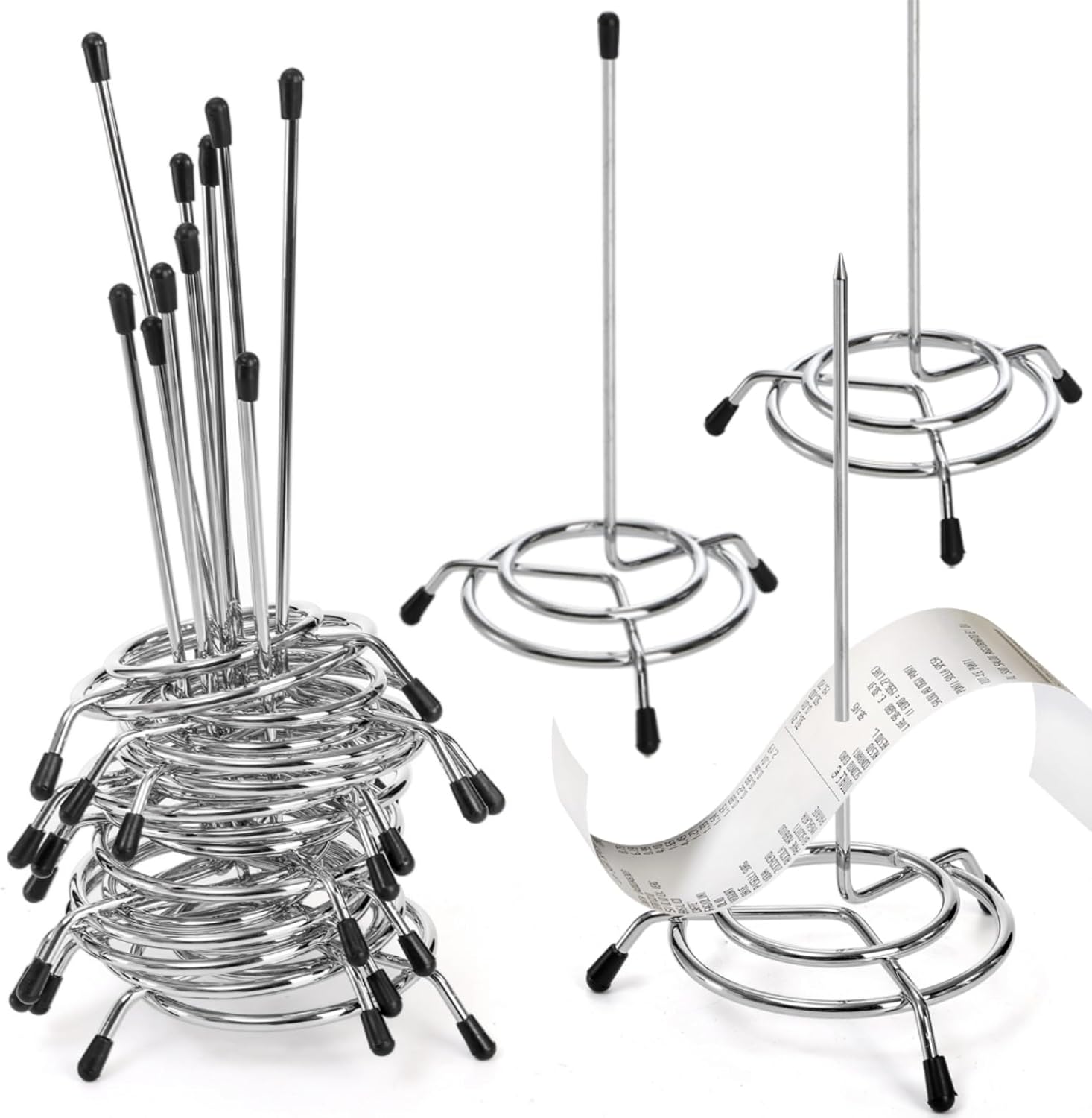 Amazon.com: AVLA 10 Pack Check Spindle, Paper Receipt Holder Spike ...