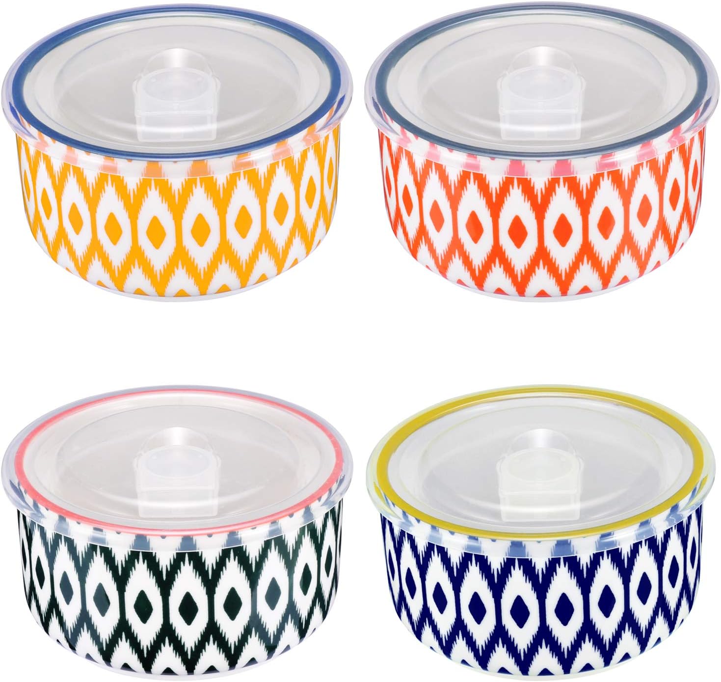 Amazon.com: Grace Teaware Grace Pantry Porcelain Storage Bowls With ...