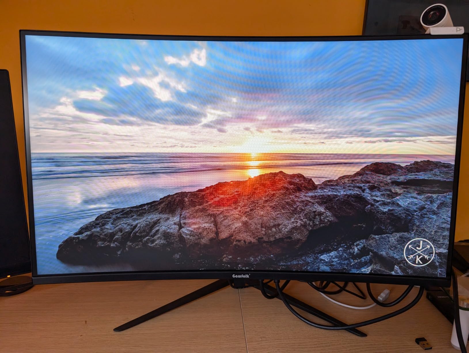 Gawfolk Monitor Gaming 27 Pollici Curvo 180hz, Schermo PC 1080P FHD ...