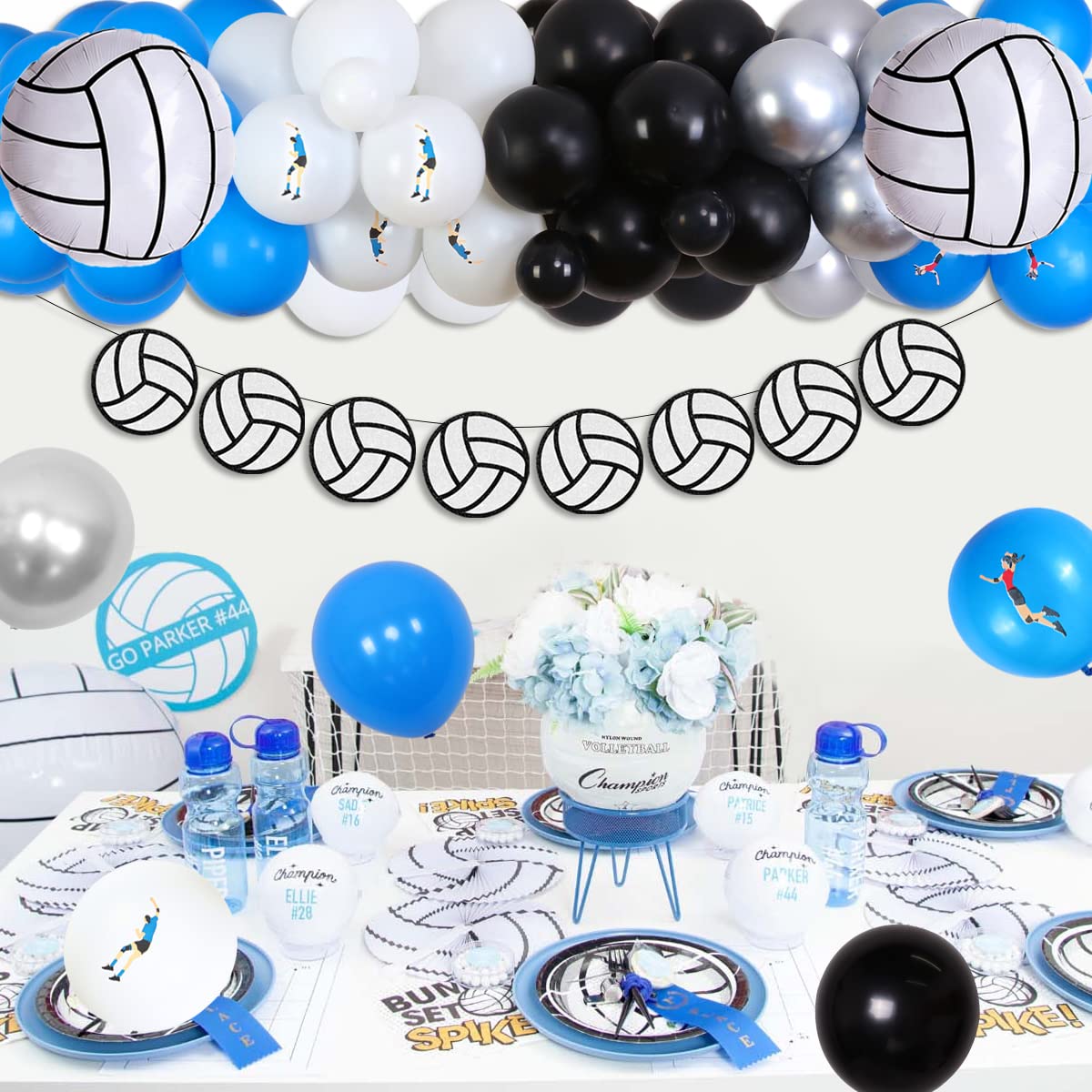 Volleyball Theme Centerpieces