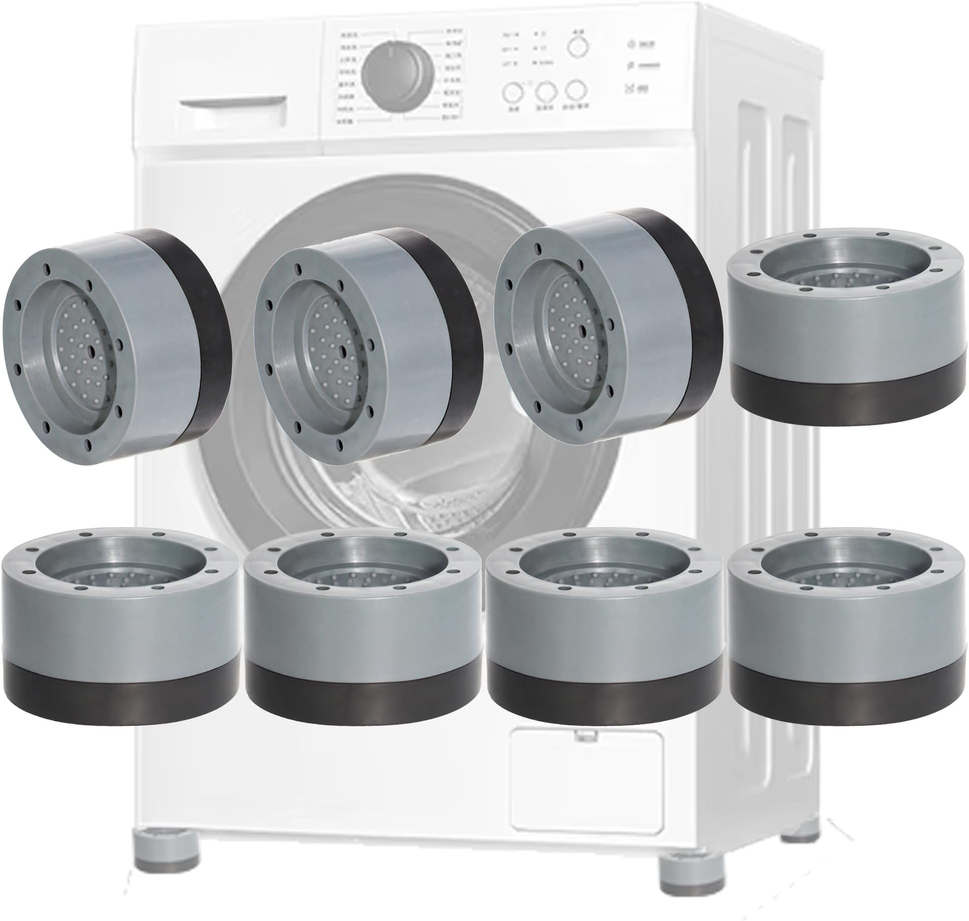 Amazon.com: Anti Vibration Pads For Washing Machine Support, Adjustable ...