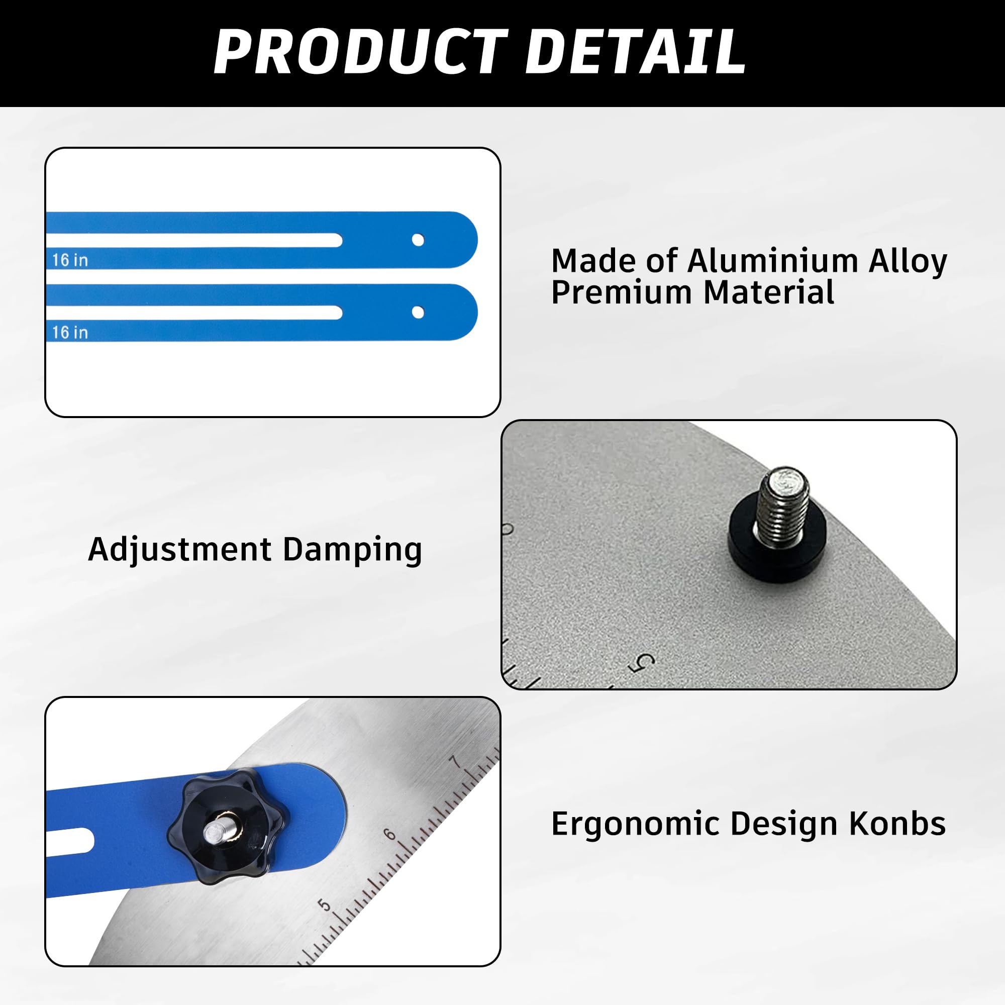 Snapklik.com : Tonchean Stair Treads Gauge Template Tool Solid Metal ...