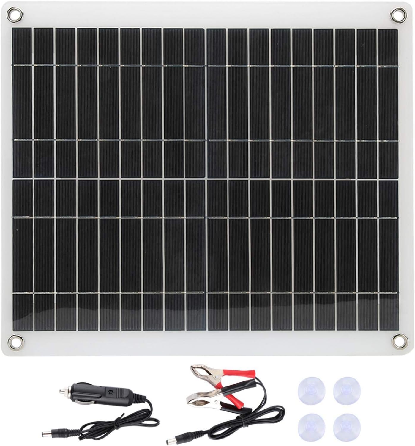Amazon.com : YIHEXUANkeji Solar Panel Kit 25W 18V Monocrystalline with ...