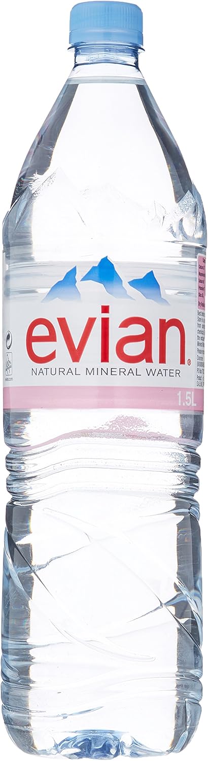 Evian Natural Mineral Water 1.5L : Amazon.co.uk: Grocery