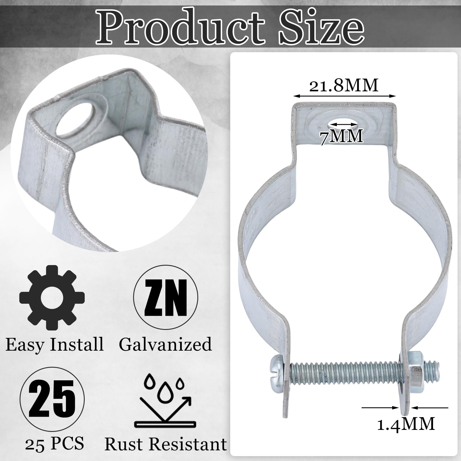 Hook City Conduit Hangers - 5-Pack With Carriage Bolts For 1/2" EMT ...