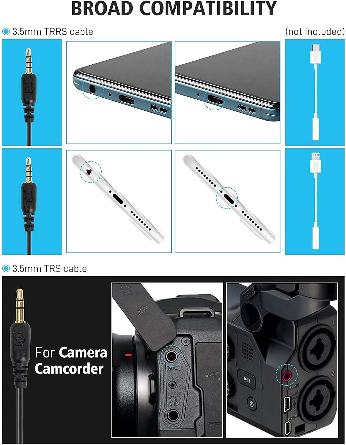 On-Camera-Shotgun-Video-Microphone, SYNCO Mic-M1S Cardioid Condenser ...
