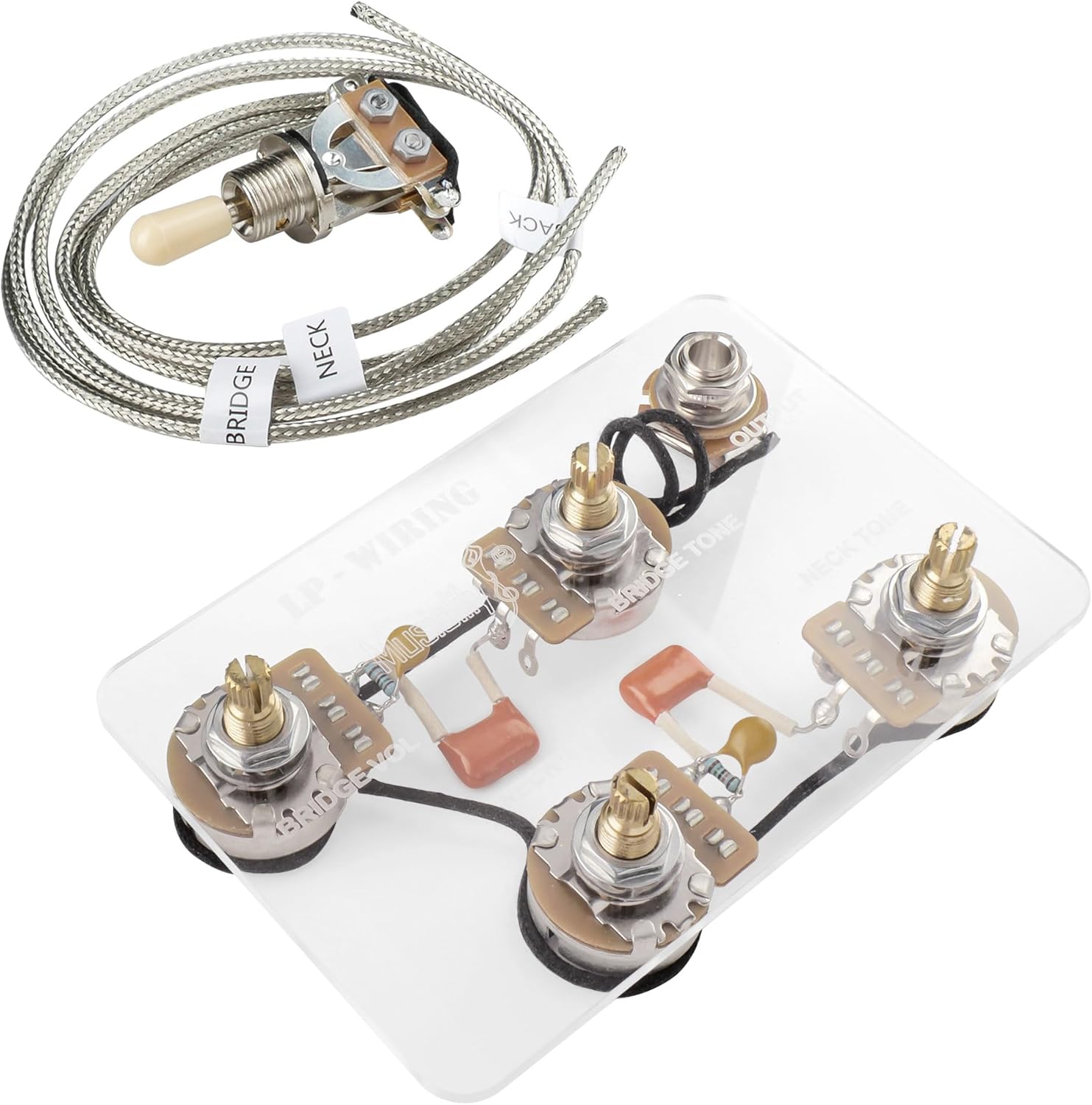 Musiclily Pro LP STD Modern 60s PLUS Treble Bleed Pre-wired Wring ...