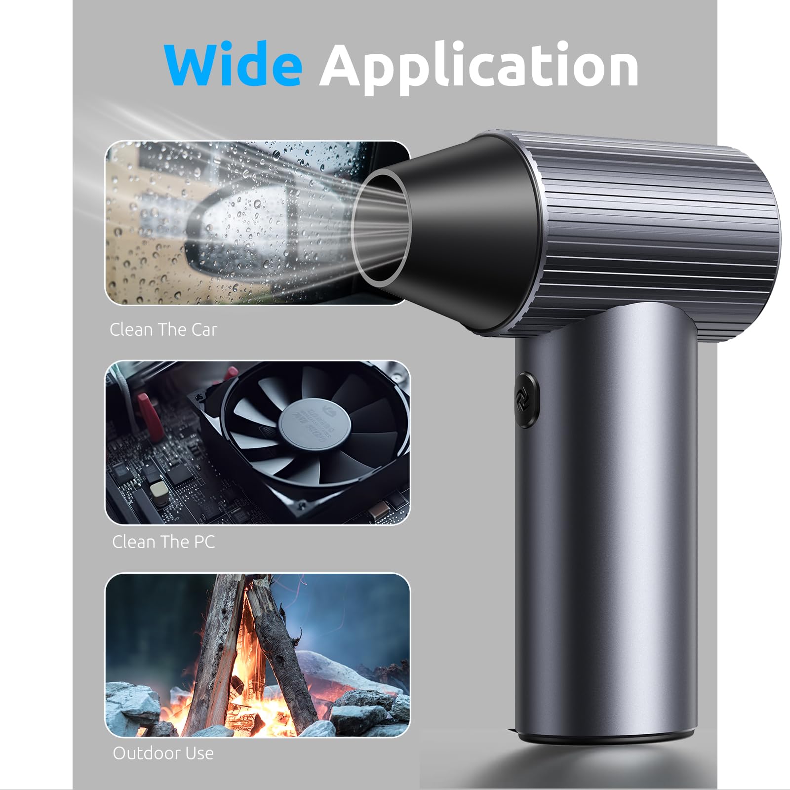 Snapklik.com : Myyaowl 300000RPM Metal Electric Compressed Air Duster ...