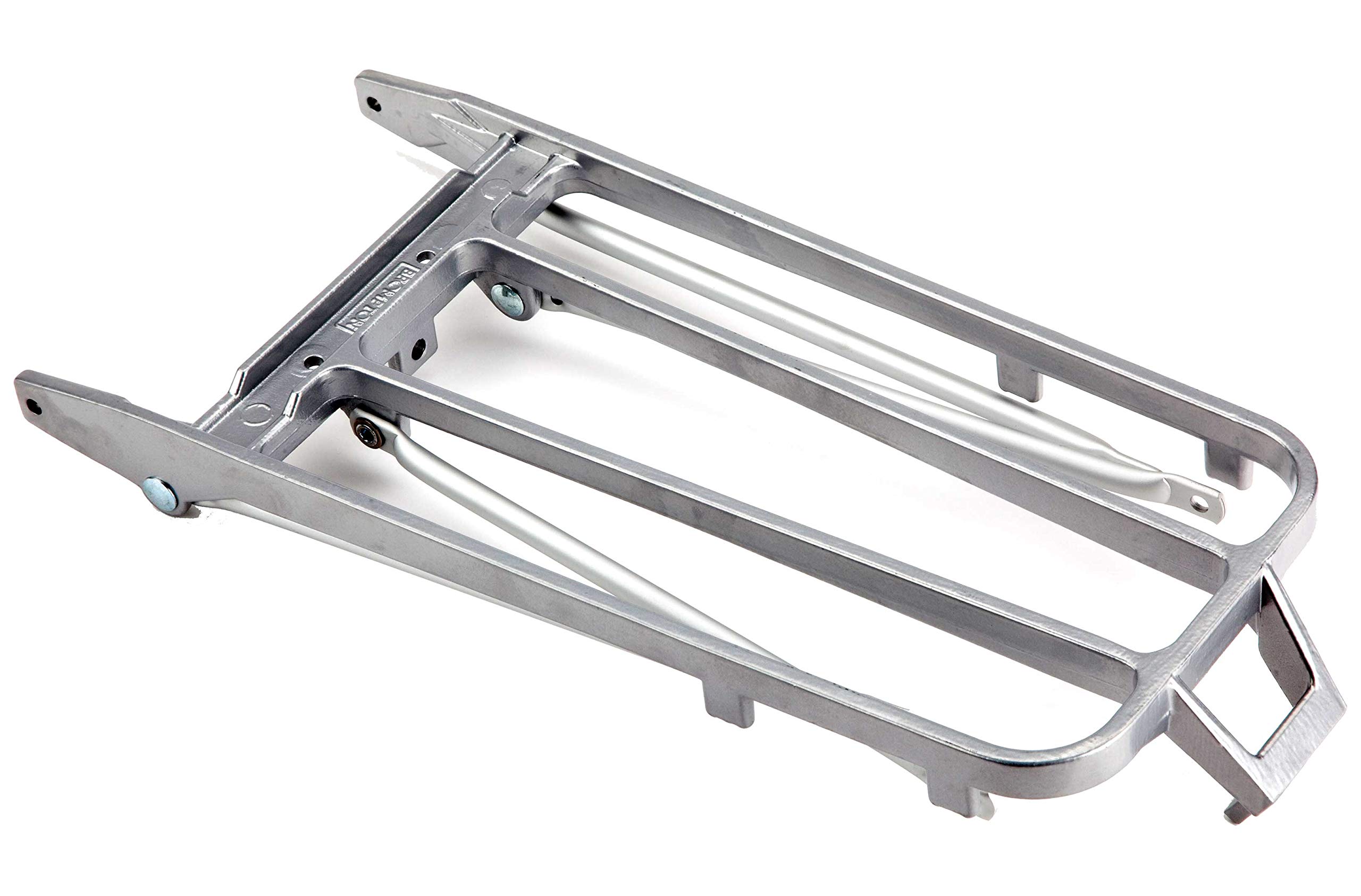 Amazon | Bromptonリアキャリア/ラックプラットフォーム（リアステイ付き）-シルバー Brompton Rear Carrier ...