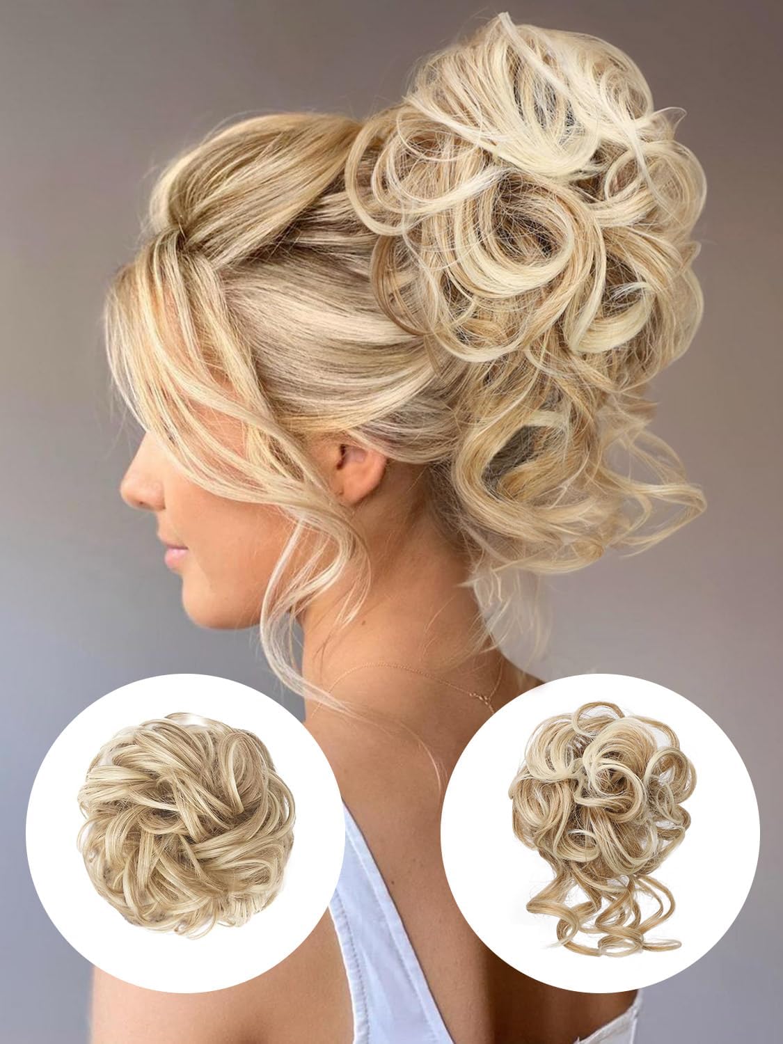 Amazon.com : HotPro Messy Bun Hair Piece, 2PC Messy Hair Bun Hair ...