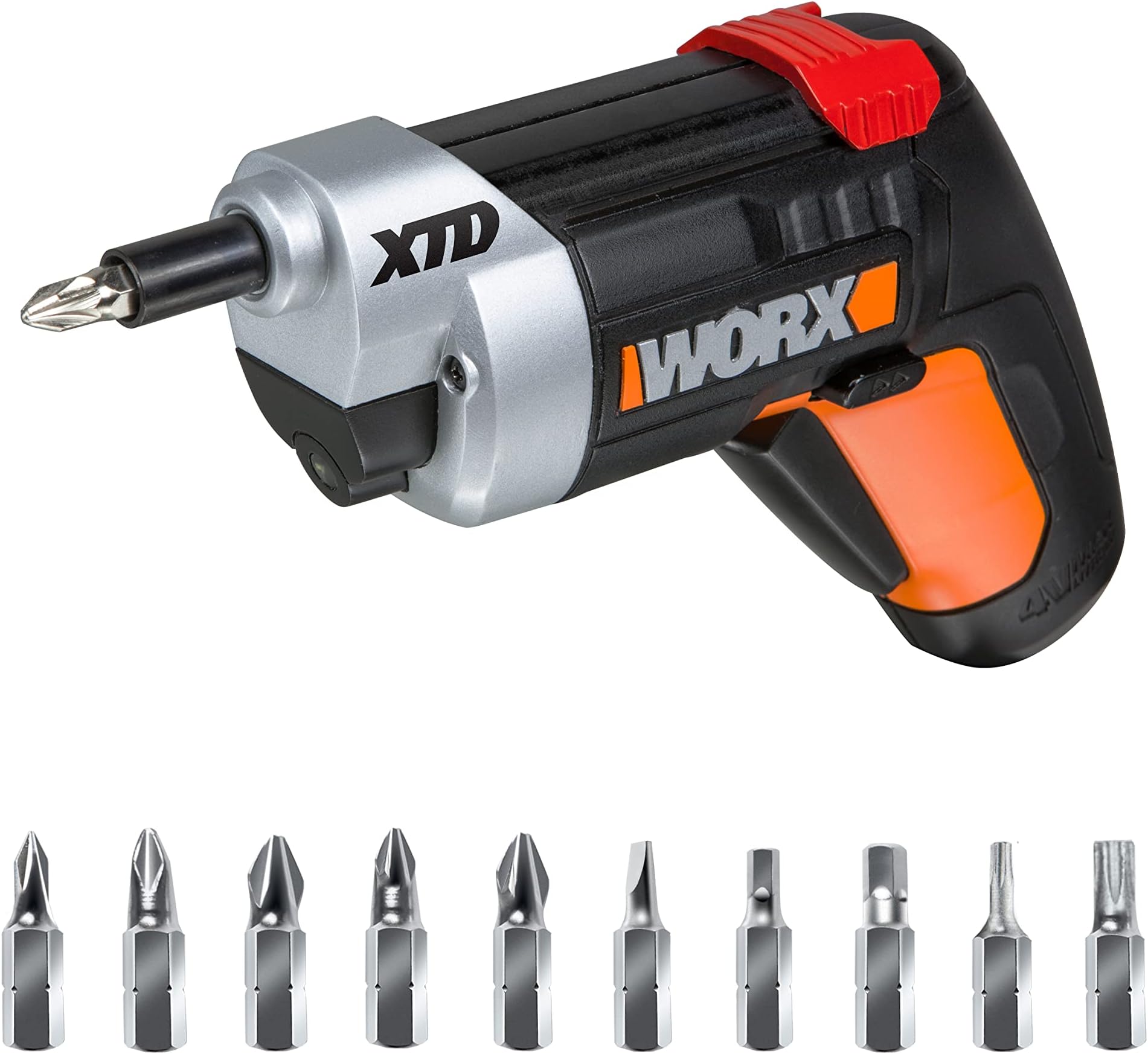 WORX WX252 4V XTD Extended Reach Cordless Screwdriver : Amazon.co.uk ...