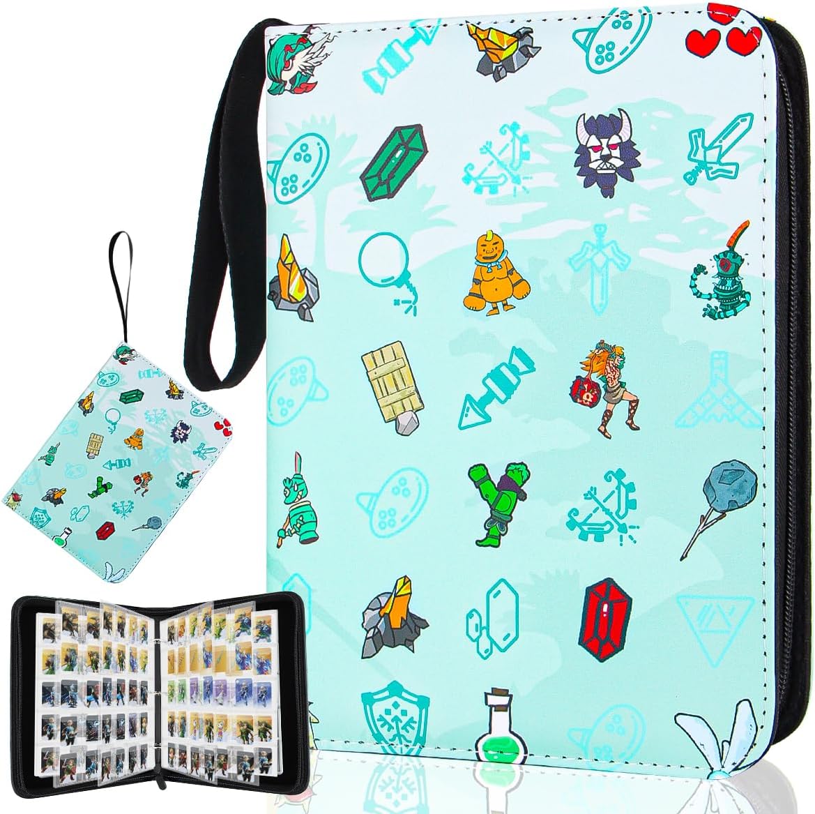 Amazon.com: JoyHood Card Binder for Zelda Breath of the Wild Amiibo ...