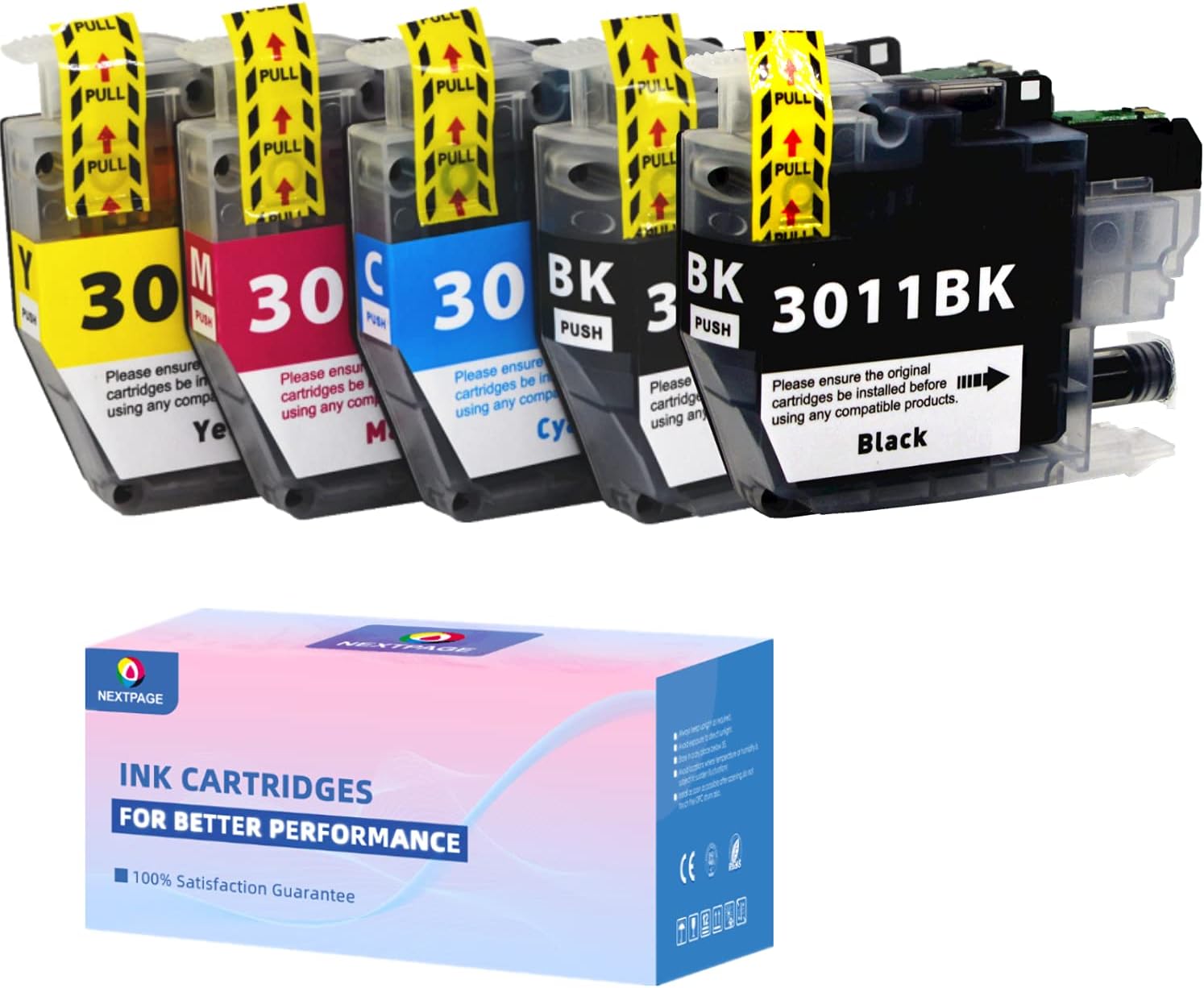 lc3011 Brother Ink Cartridge Replacement for Brother LC3011 LC-3011XL ...