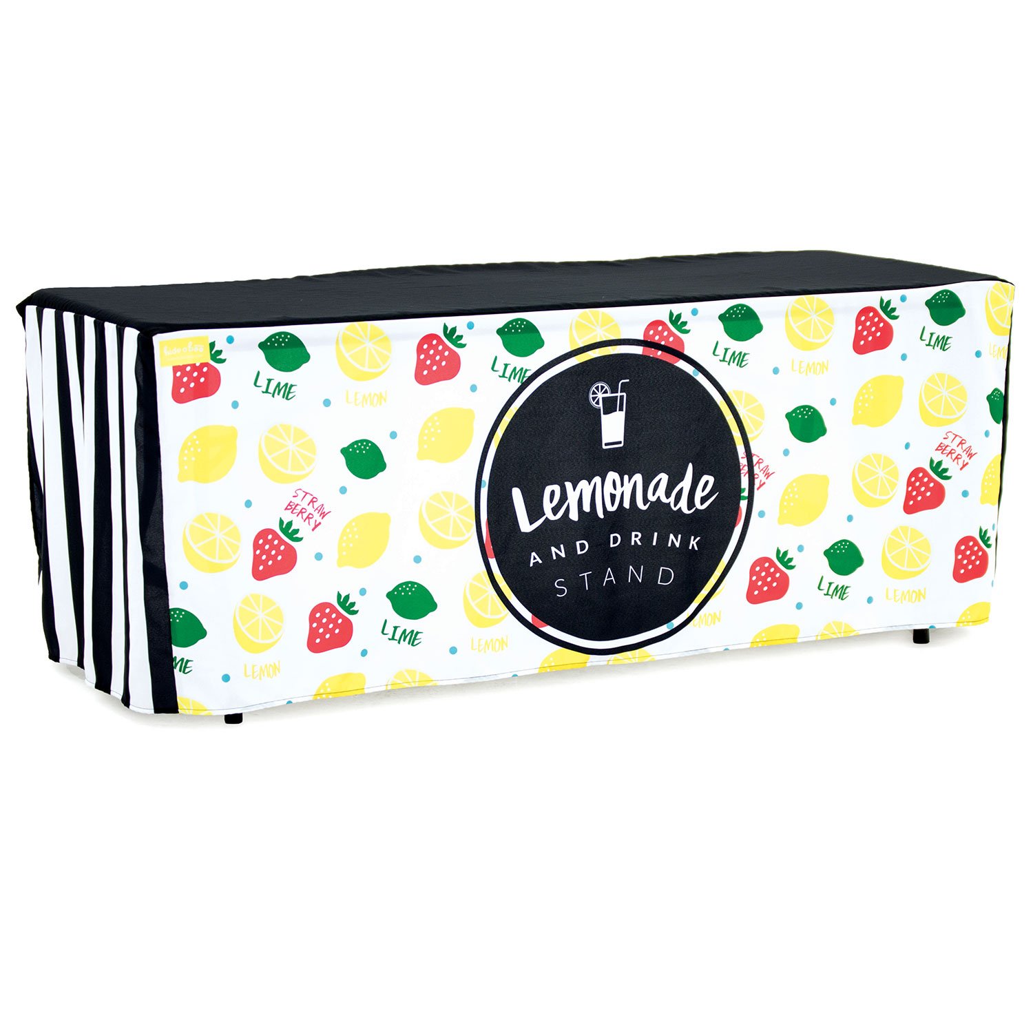 Amazon.com: HIDEABOO Easy Lemonade Stand Tablecloth Polyester Spandex ...