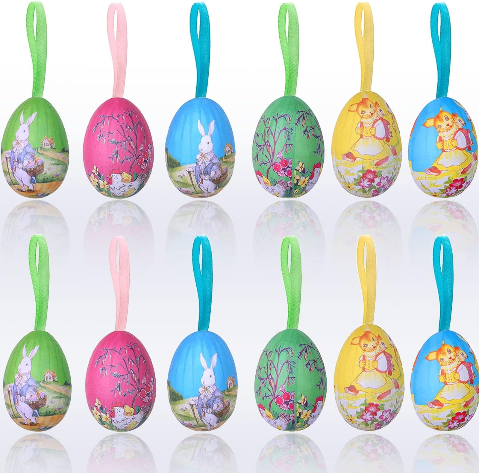 AKH® Chenille Yellow Chicks | 12 Pcs Easter Chicks | 4cm - Hight Mini ...