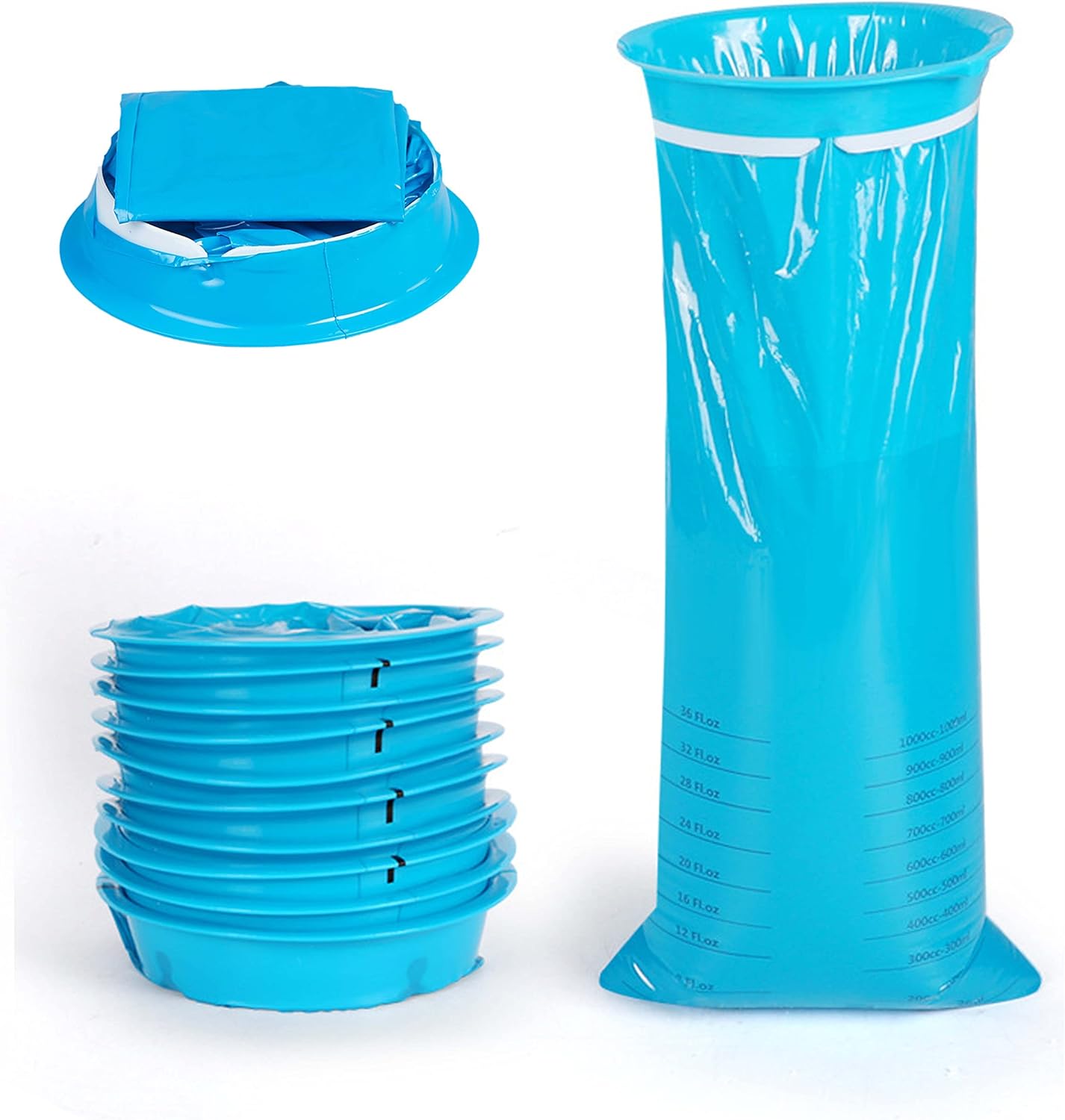 Amazon.com: 25 disposable vomit bags – 1000ml vomit bags – leak proof ...