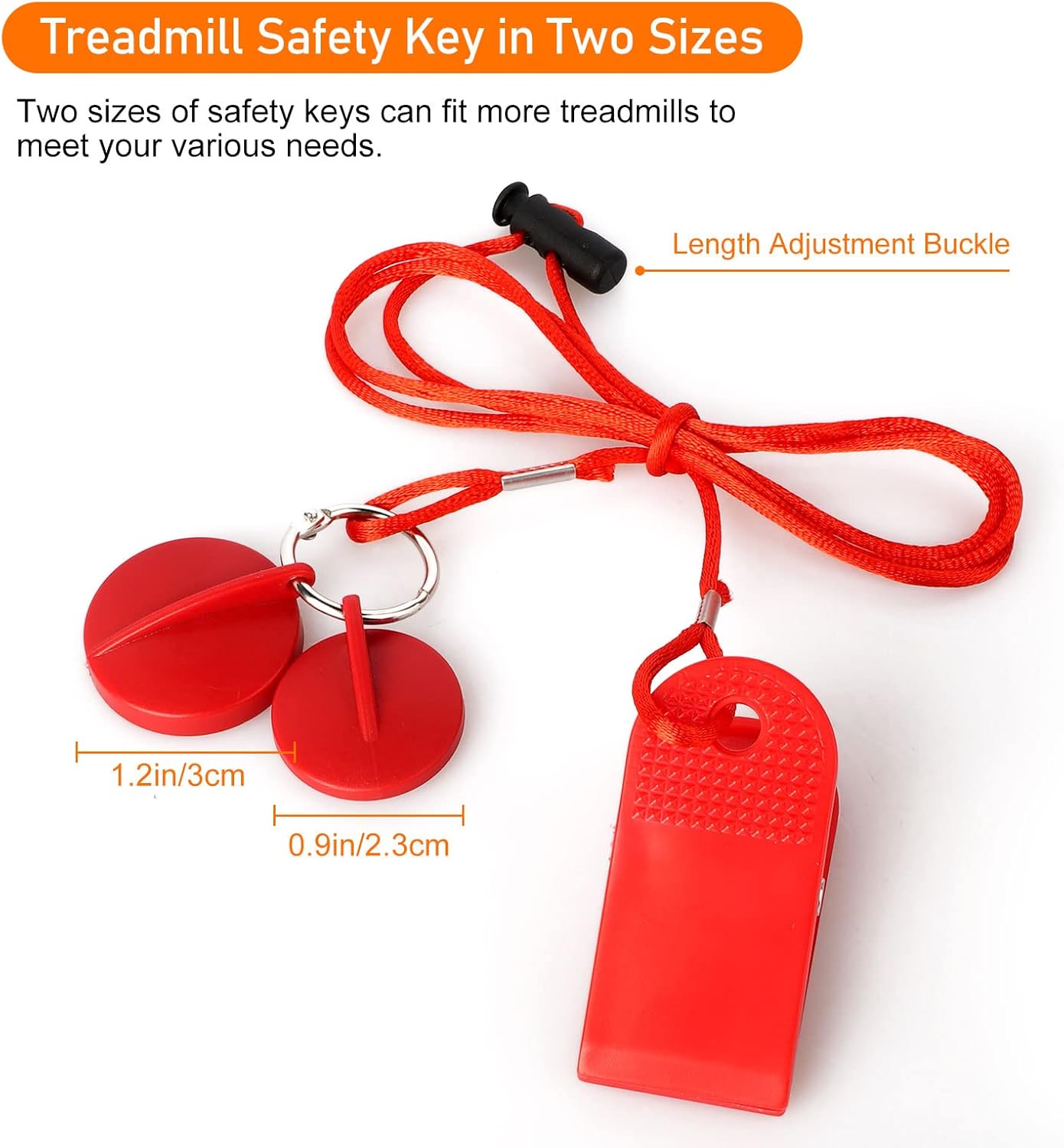 EEEKit Treadmill Universal Magnet Safety Key for All NordicTrack, Image ...