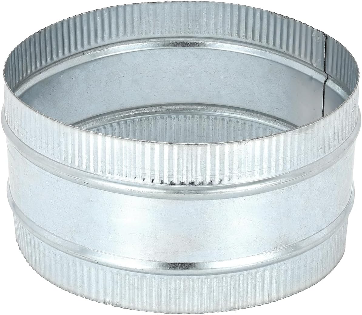 PATIKIL 8 Inch Duct Connector Coupling, Galvanized Steel Straight Dryer ...