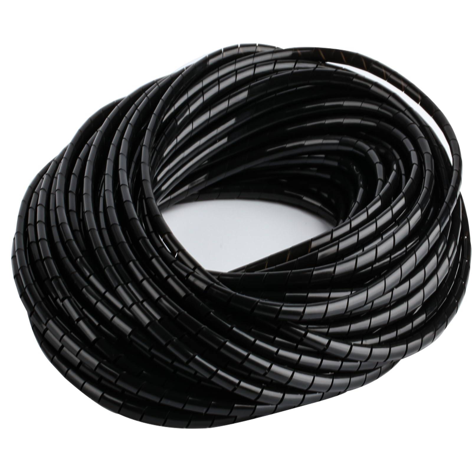 2 STK Spiral Kabelschlauch Schwarz,35 Meter Universal Kabel ...