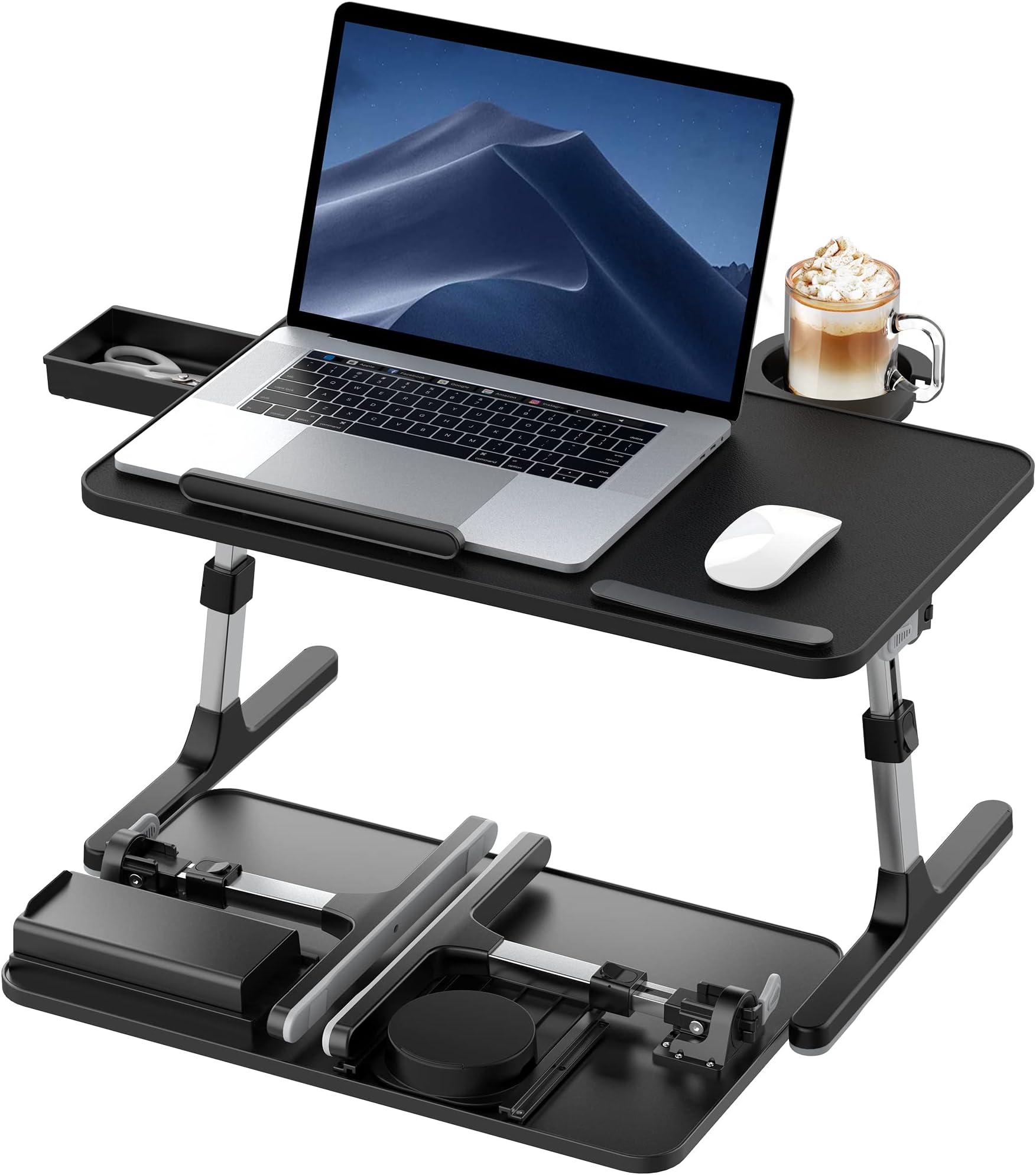 Amazon.de: Laptop Tisch, SAIJI 60 * 45cm groß Desktop, Multifunktion ...