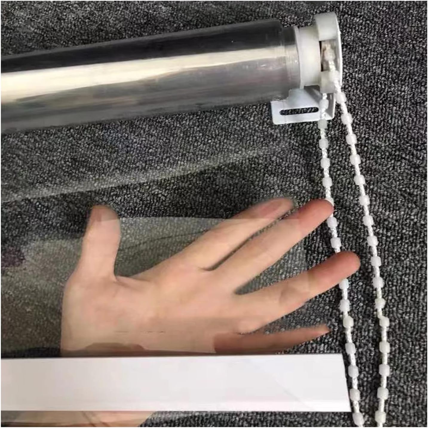 ASDQWER Waterproof Clear Roll Up Blinds,Outdoor Clear Roller Shades ...