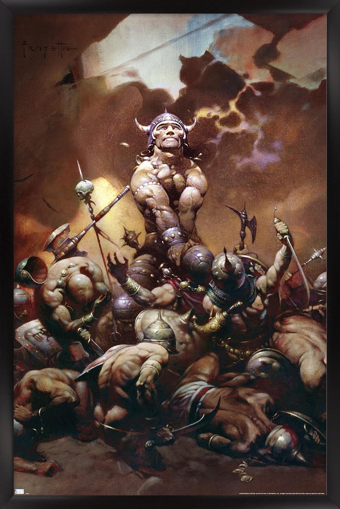 Amazon.com: Trends International Frank Frazetta - Destroyer Wall Poster ...