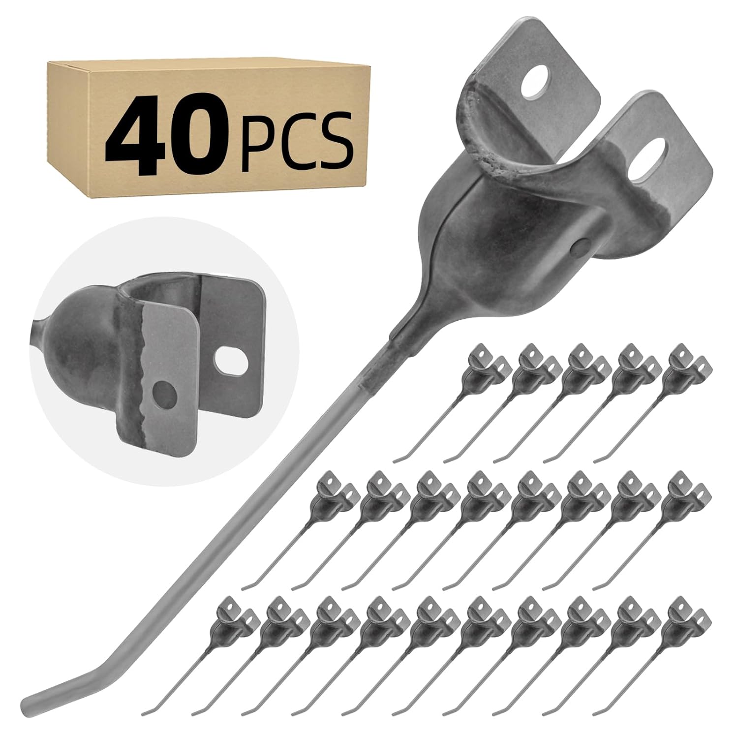 Amazon.com: 40-Pack Hay Rake Teeth 182, Universal Replacement Hay Rake ...