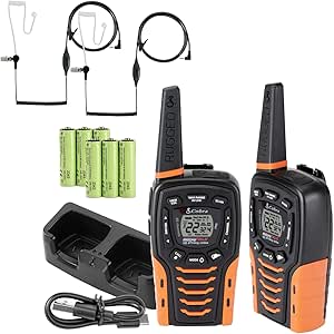Amazon.com: Cobra ACXT645 Walkie Talkies impermeables para adultos con ...