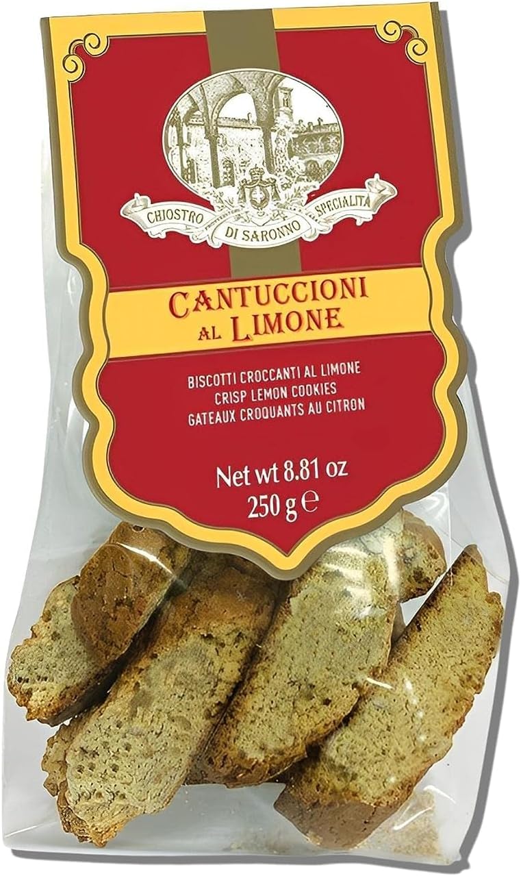 Amazon.com: Chiostro Di Saronno Lemon Biscotti Cookies - Classic Biscotti Italian Cookies ...