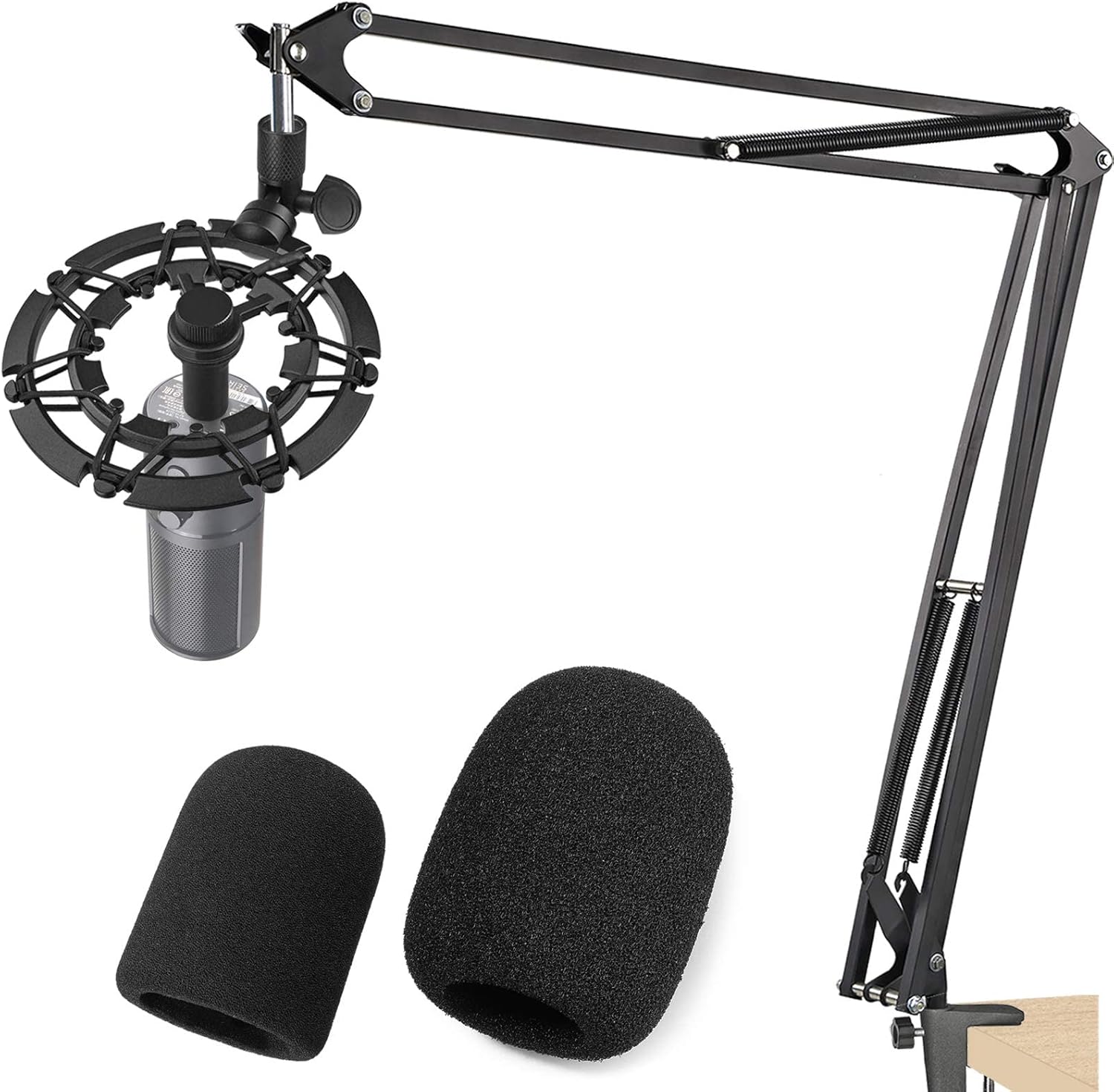 Amazon.com: YOUSHARES Razer Seiren X Boom Arm Mic Stand with Pop Filter ...