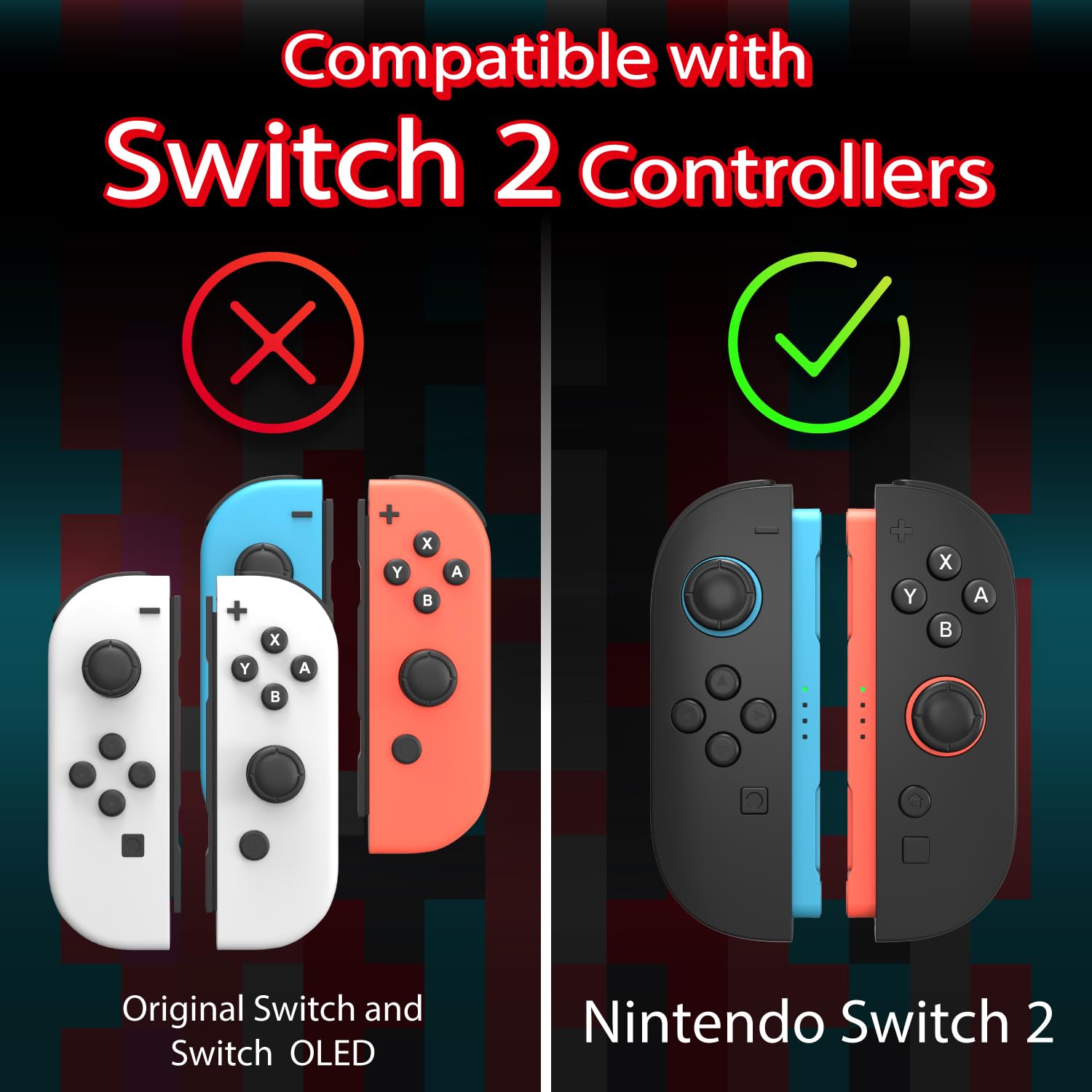 Snapklik.com : Fosmon Steering Wheel For Nintendo Switch 2 Joy Con ...
