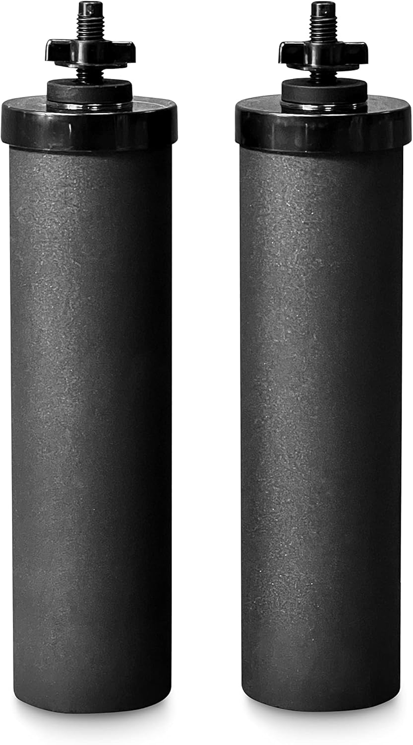 Amazon.co.jp: Berkey BB9-2 カーボンブロック 重力交換用 Berkey カウンタートップ 浄水器 交換用フィルター ...