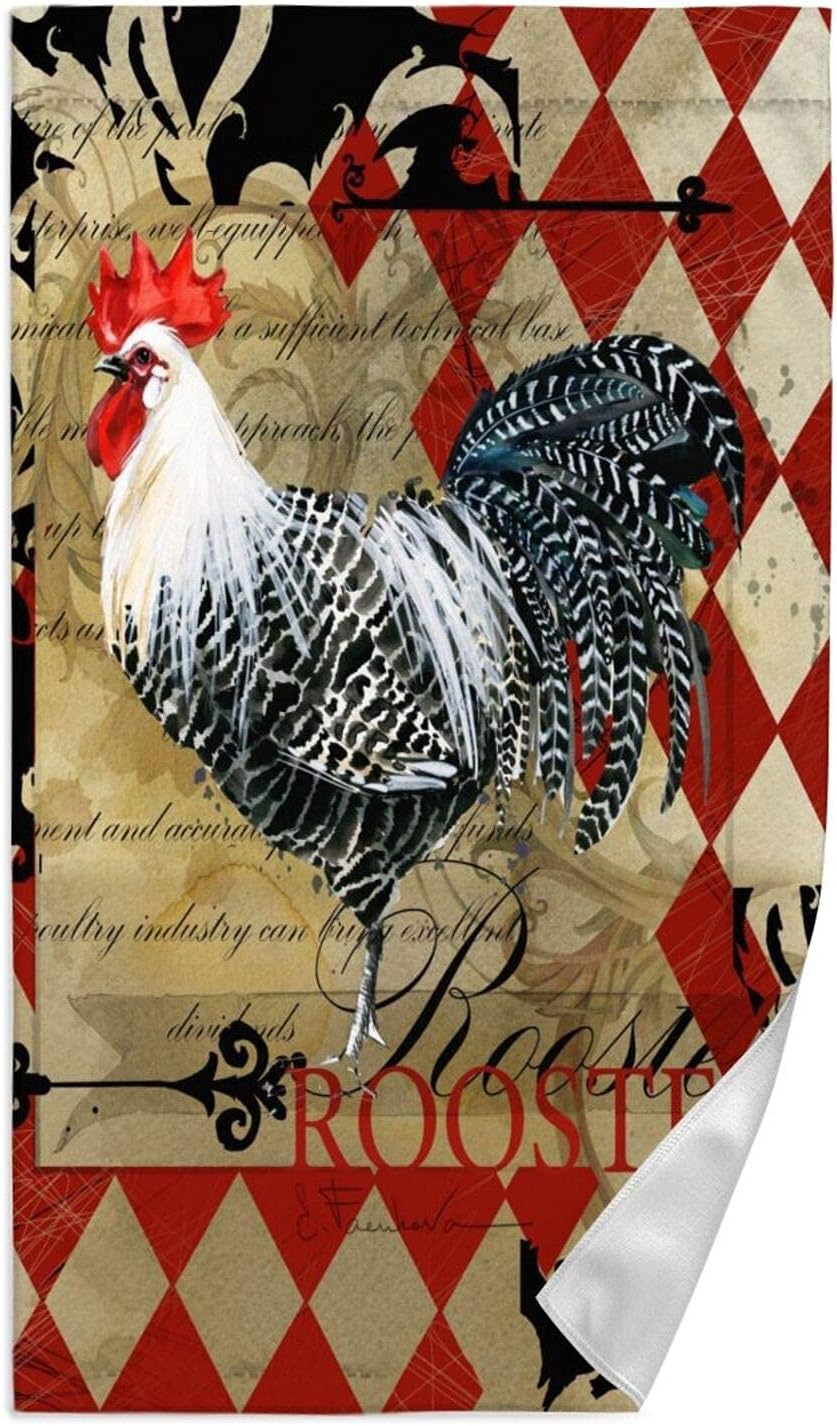 Amazon.com: Kay Dee Designs Farmers Market Roosters Kitchen Towels ...