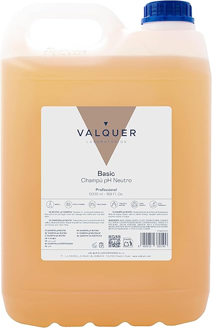 Valquer - Shampoo professionale a pH neutro - Shampoo Rivitalizzante ...