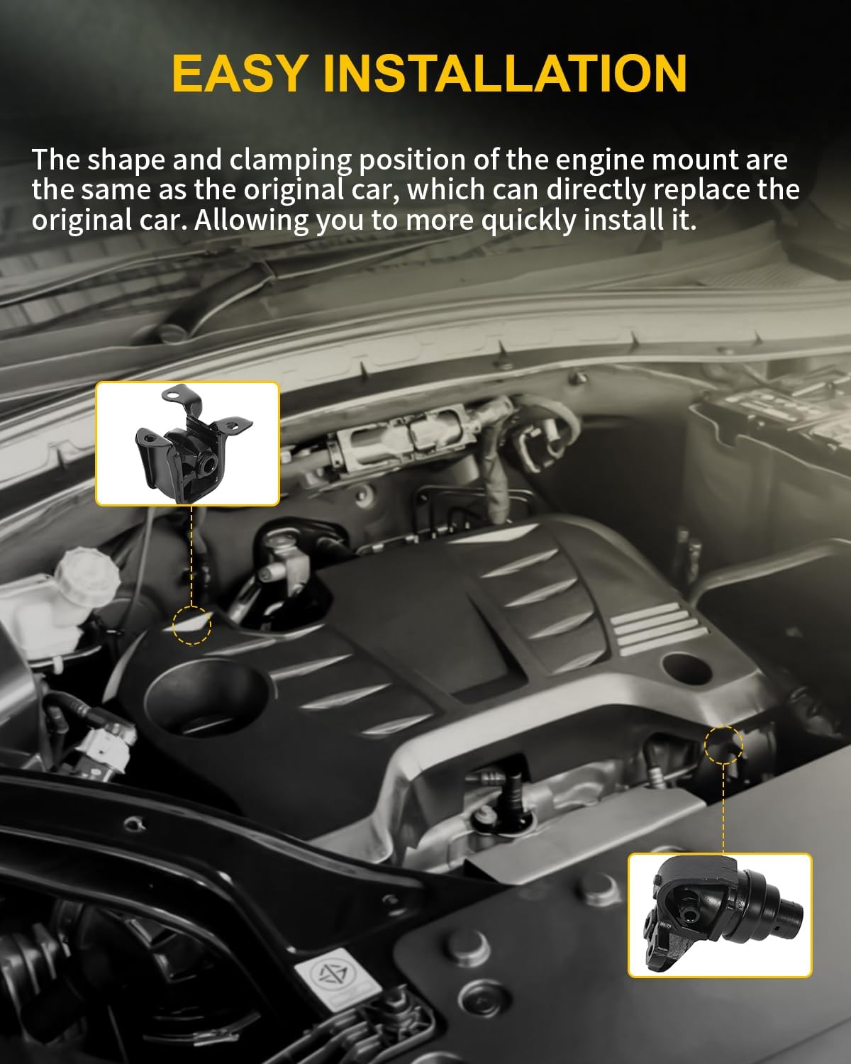 OCPTY Motor de motor y montaje Trans compatible con Honda para Accord ...