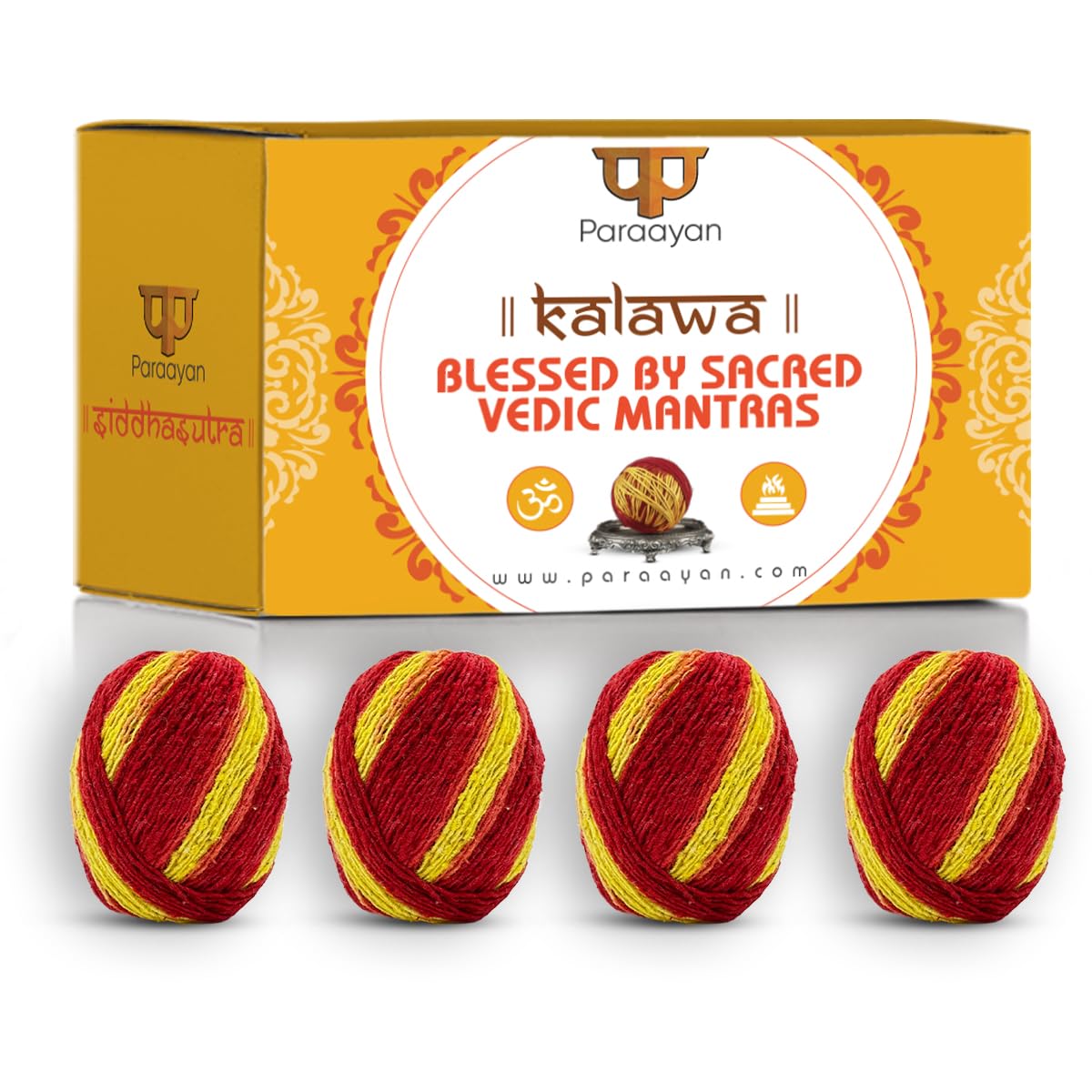 Paraayan Pooja Moli Dhaga Raksha Kalawa | 4 Kalawas | Kalava for Hand ...