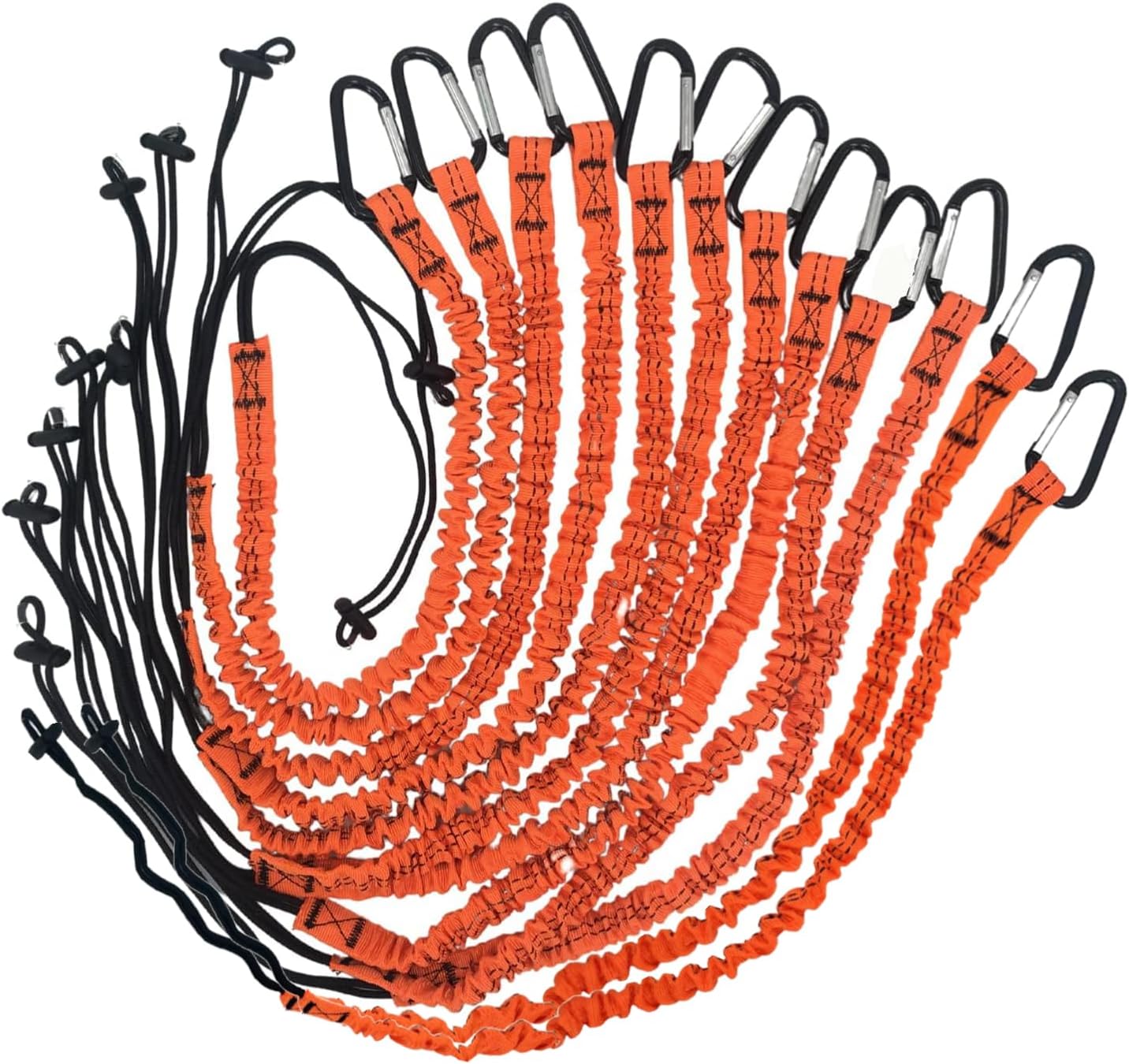 Qiureva Safety Tool Lanyard, 12pack Fall Protection Safety Lanyards ...