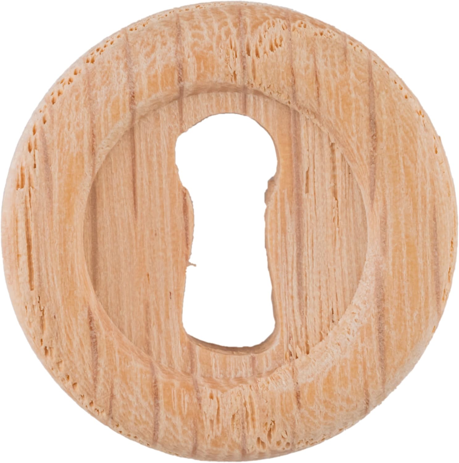 Small Round Red Oak Keyhole Cover | Diameter: 1 1/16" | Wood Keyhole ...
