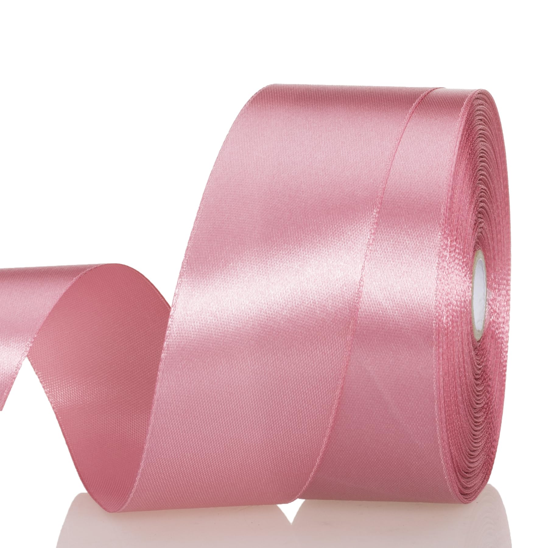 Amazon.com: YASEO 1 1/2 Inch Rose Gold Solid Satin Ribbon, 50 Yards ...