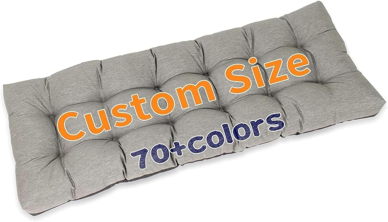 Amazon.com: RQPCSC Custom Bench Cushions for Indoor Furniture, 4 ...