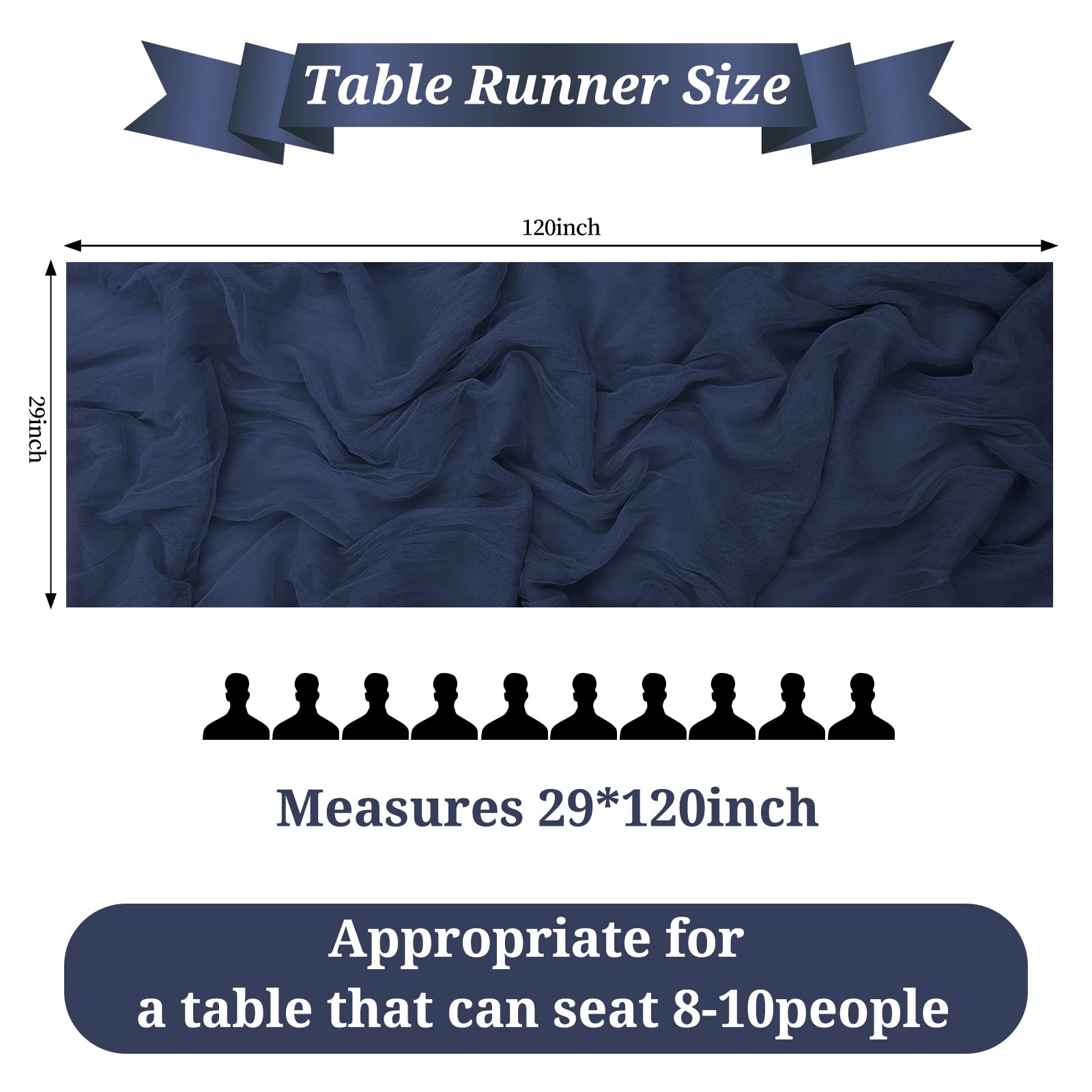 What Size Table Runner For Table That Seats 8 10 People