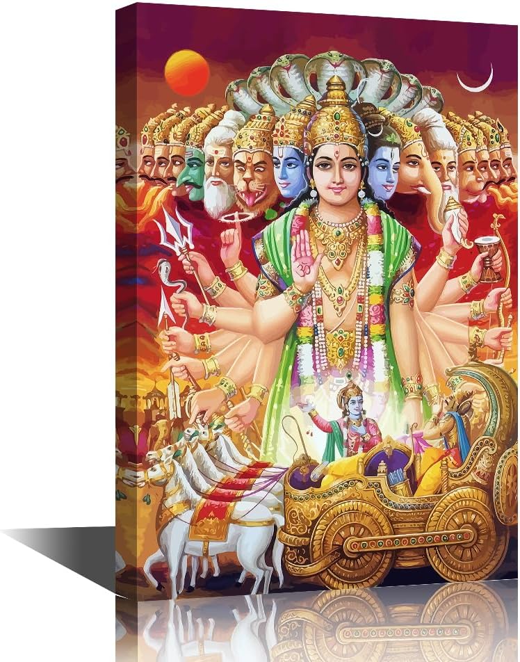Amazon.com: Hinduism Wall Art Indian God Wall Decor 1 Piece God ...