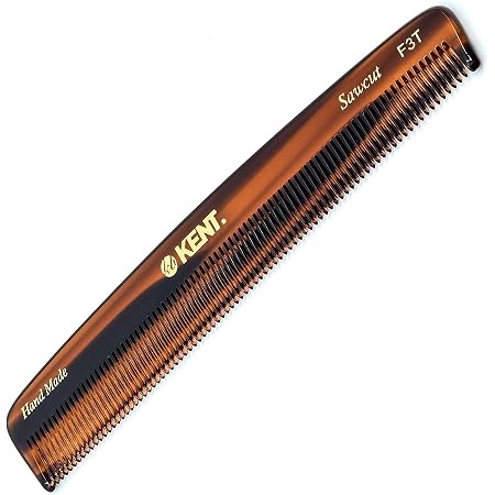 Amazon.com : Kent 9T Tortoiseshell Fine Tooth and Wide Tooth Comb ...