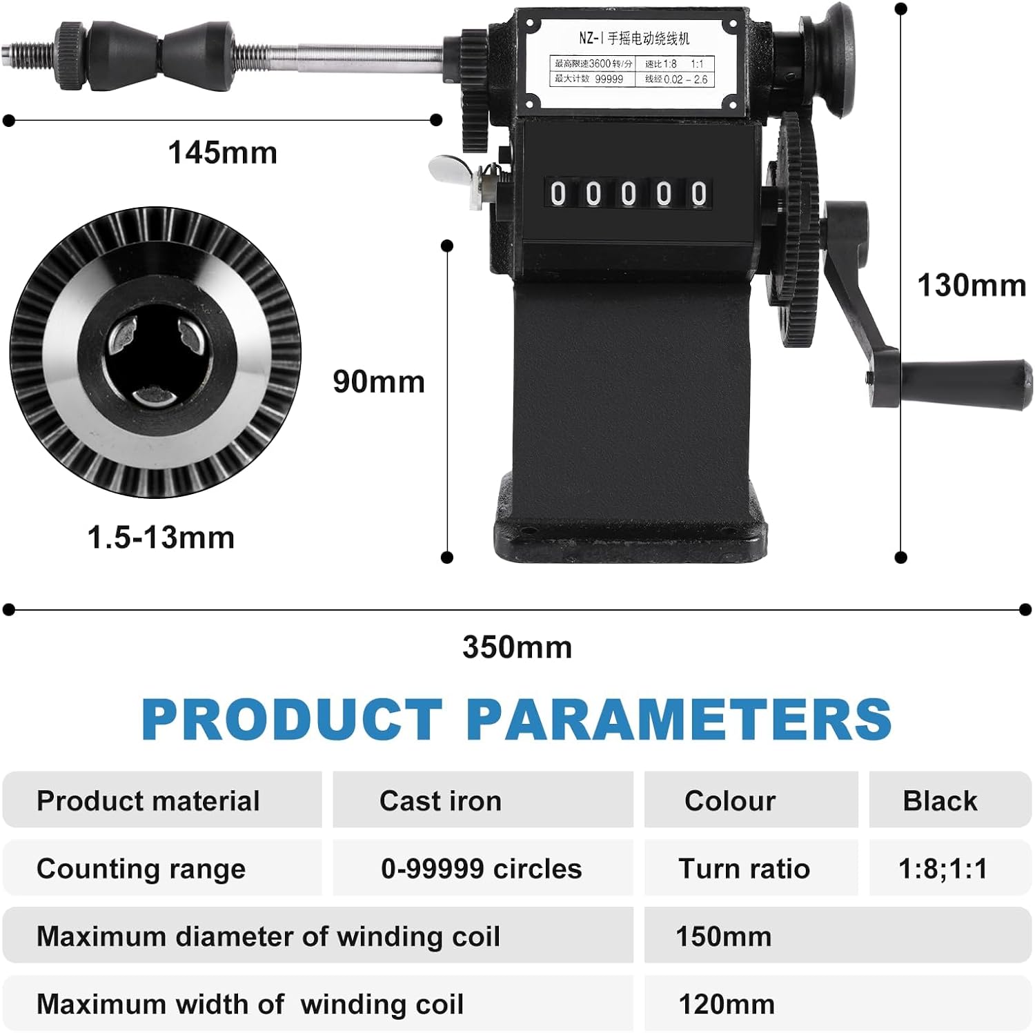 MXBAOHENG NZ-1 Manual Coil Winding Machine with Philippines | Ubuy