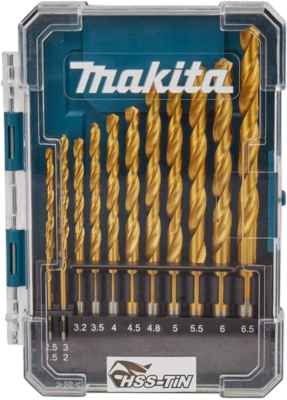 Makita D-72849 HSS TIN Drill bit Eco Set 10 Piece : Amazon.co.uk: DIY ...