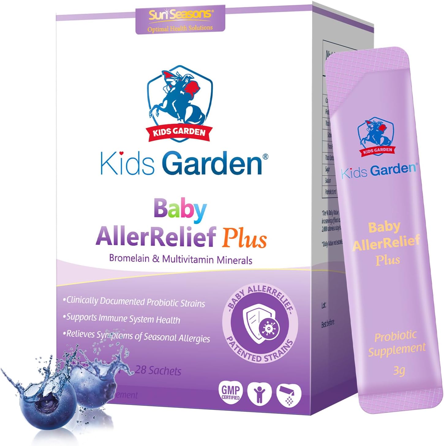 Amazon.com: Kids Garden Baby AllerRelief Plus probiotic : Grocery ...