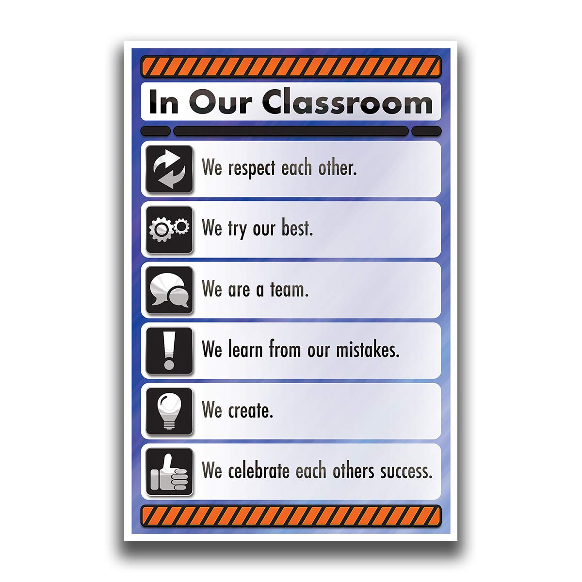 Amazon.com: JSC368 in Our Classroom We Poster | 18-Inches by 12-Inches ...