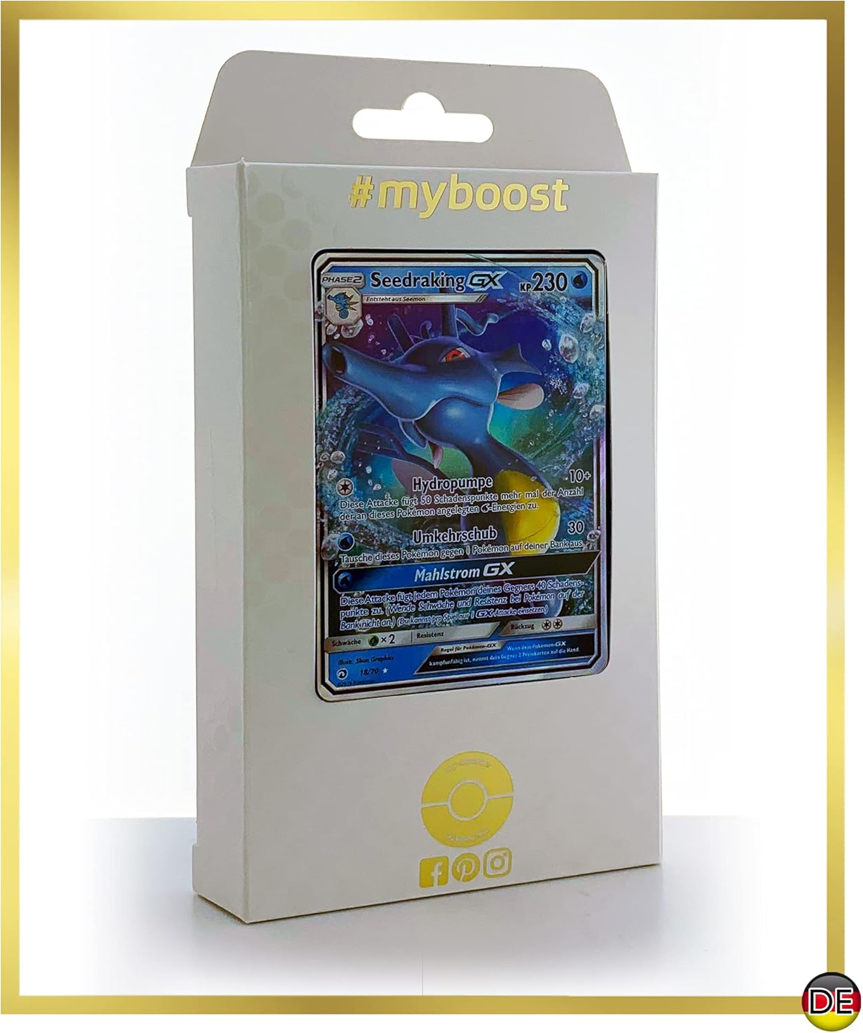 Seedraking-GX (Hyporoi-GX) 18/70 - #myboost X Sun & Moon 7.5 Majesty of ...