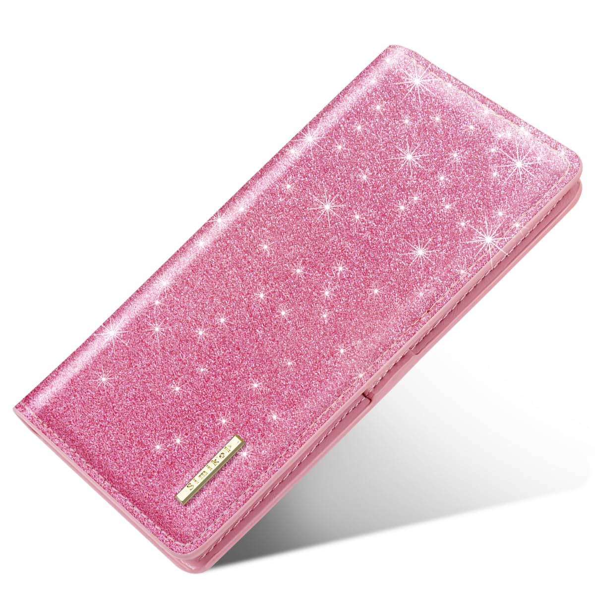 Amazon.com: Simikol Ultra Slim Womens Wallet Minimalist Thin Long ...