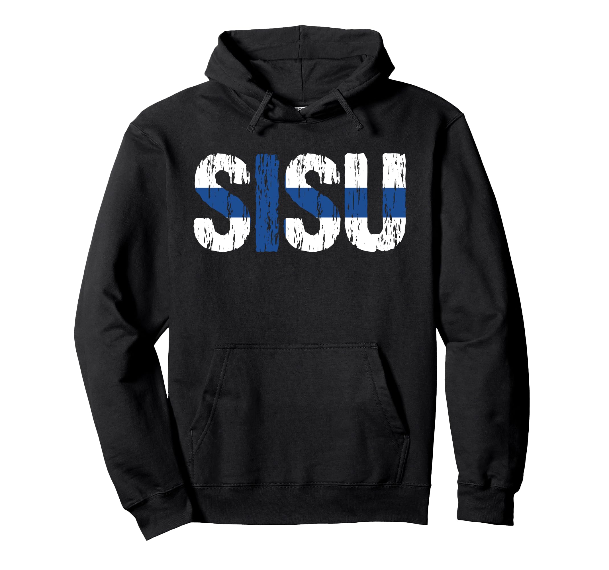 Amazon.com: Sisu Finnish Flag Finland Suomi Distressed Pullover Hoodie ...
